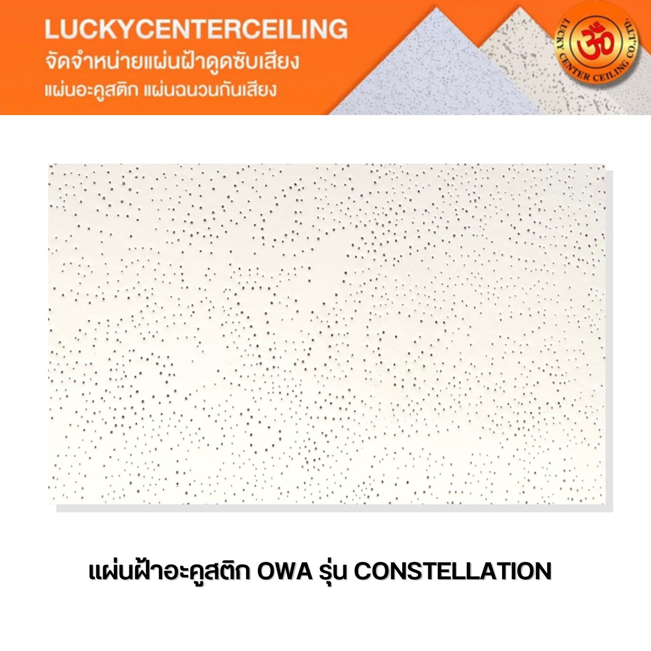 แผ่นฝ้าอะคูสติก OWA รุ่น CONSTELLATION - Luckycenterceiling